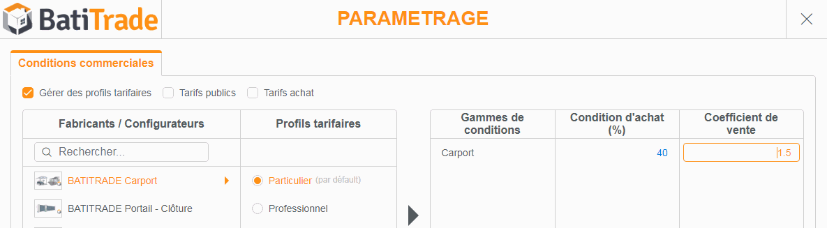 Utilisation de BatiTrade dans ProDevis | Support BatiTrade